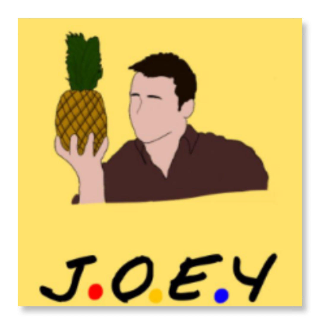 Joey and the Pineapple -Friends – PaintWaint