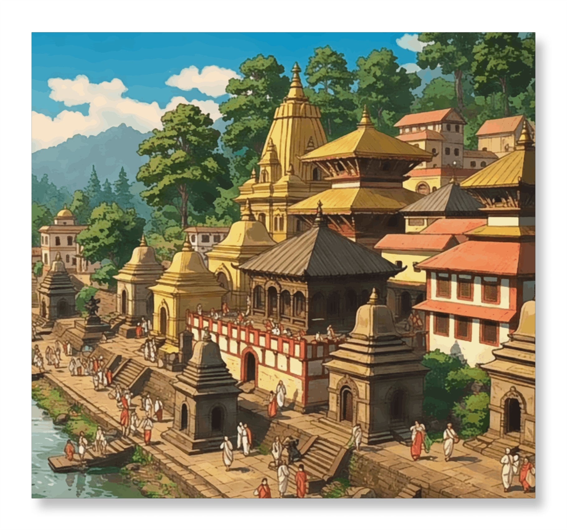 Pashupatinath - Ghibli Addition Shivji – PaintWaint