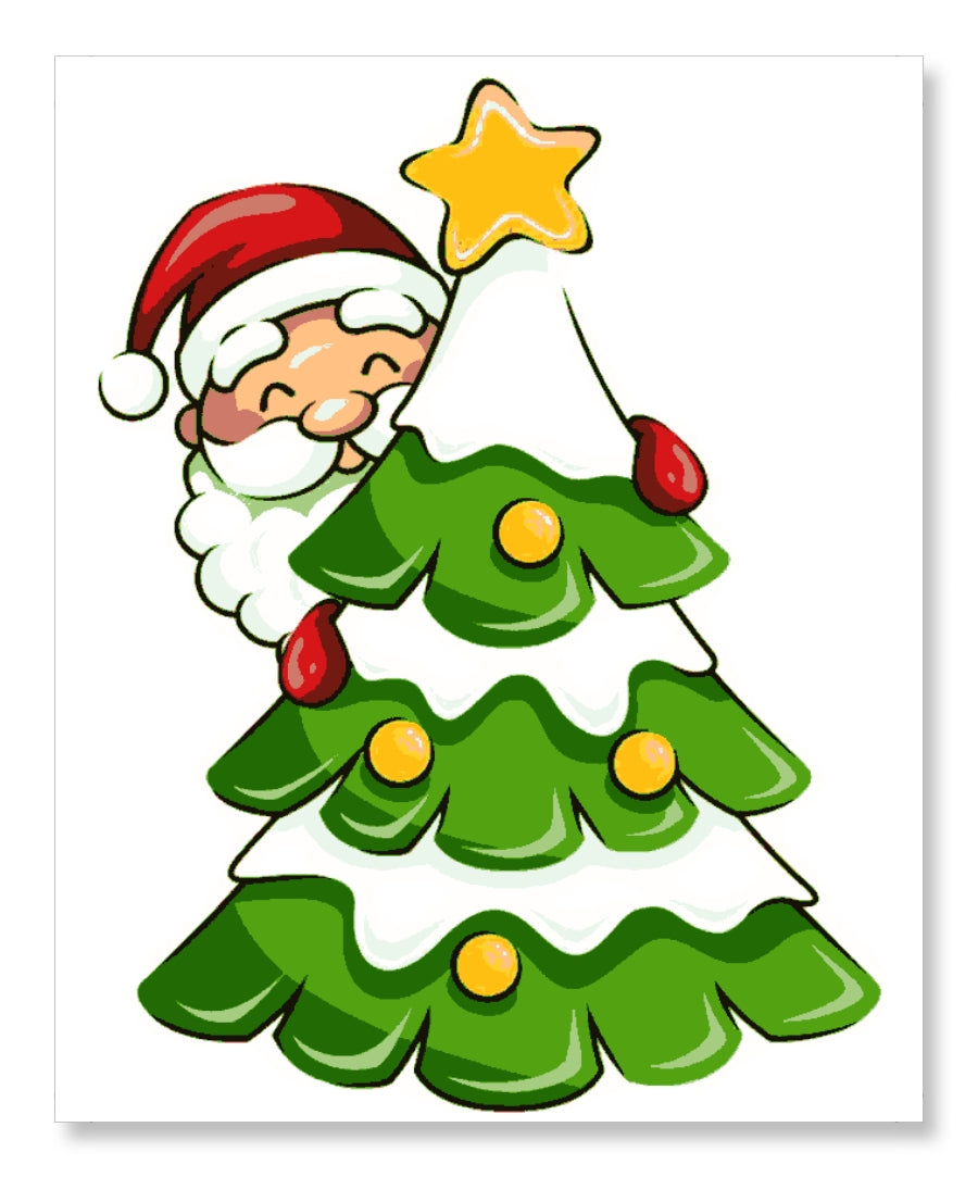 Santa's Peek-a-Boo - Christmas Edition – PaintWaint