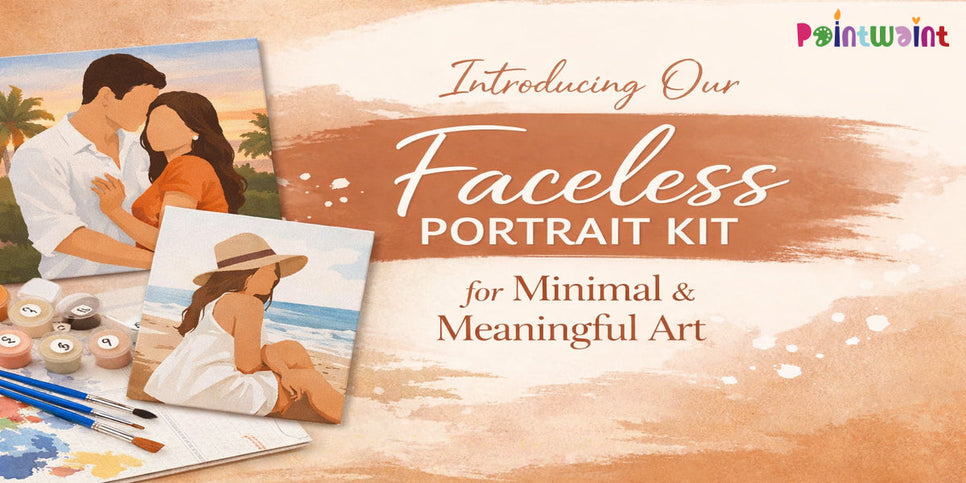 Faceless Portrait Kit | Minimal & Meaningful Paint by Numbers Art ...