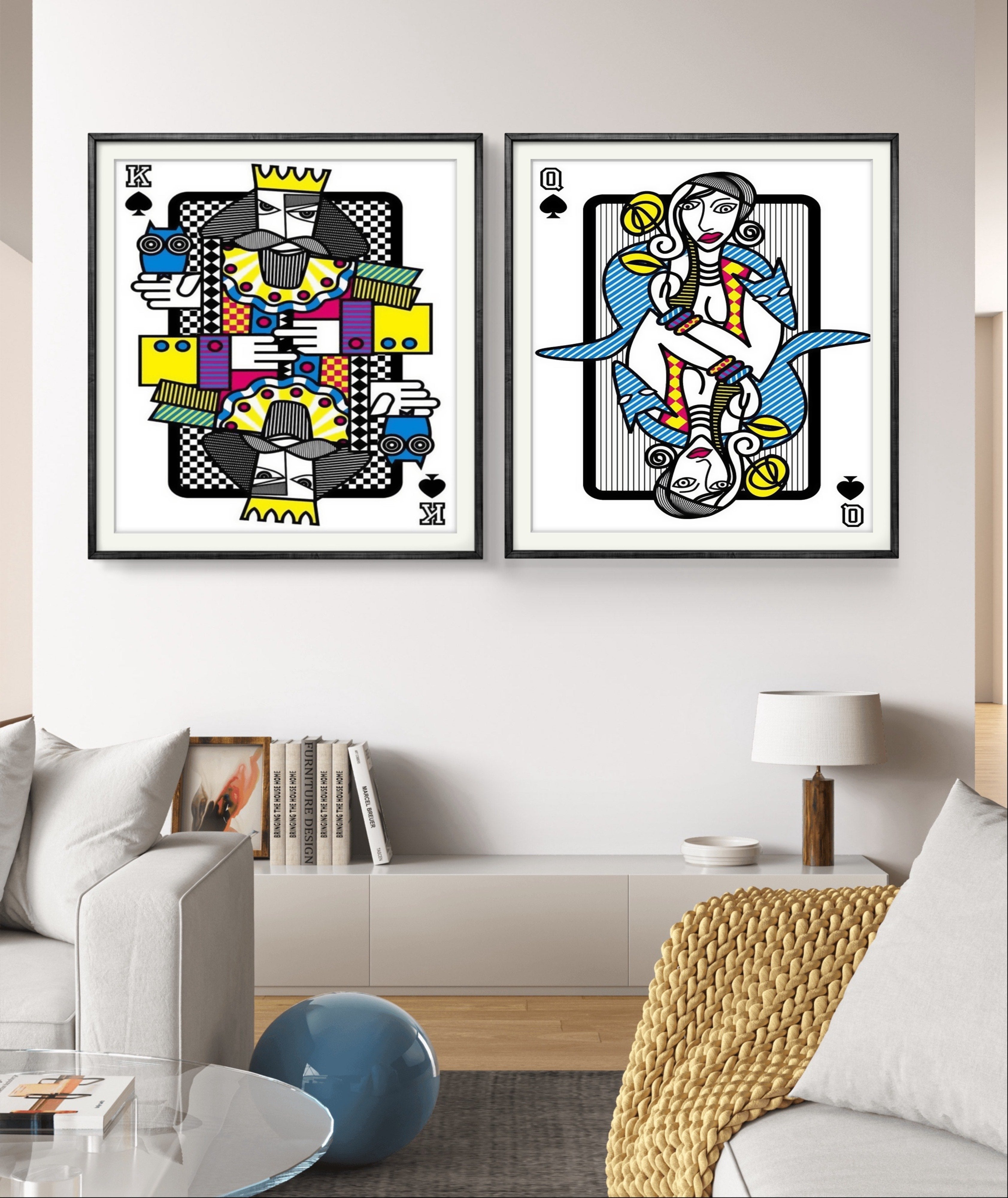 Modern Cards King - Raja Rani Collection – PaintWaint