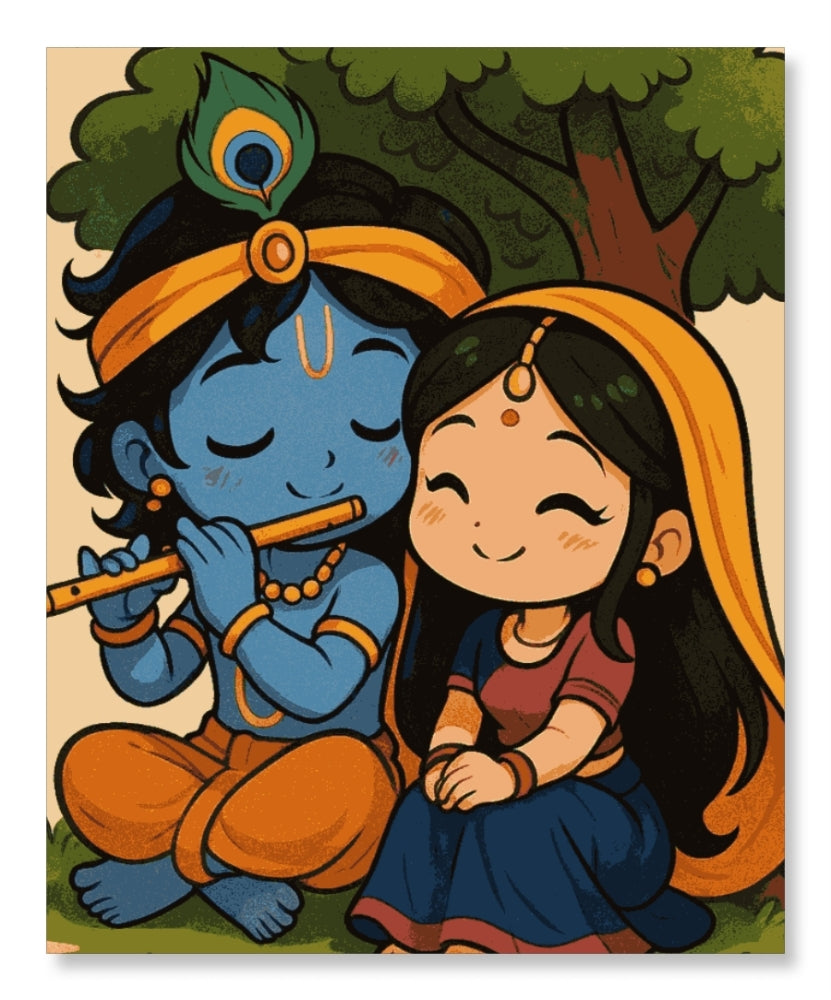 Bal Radha Krishna – PaintWaint