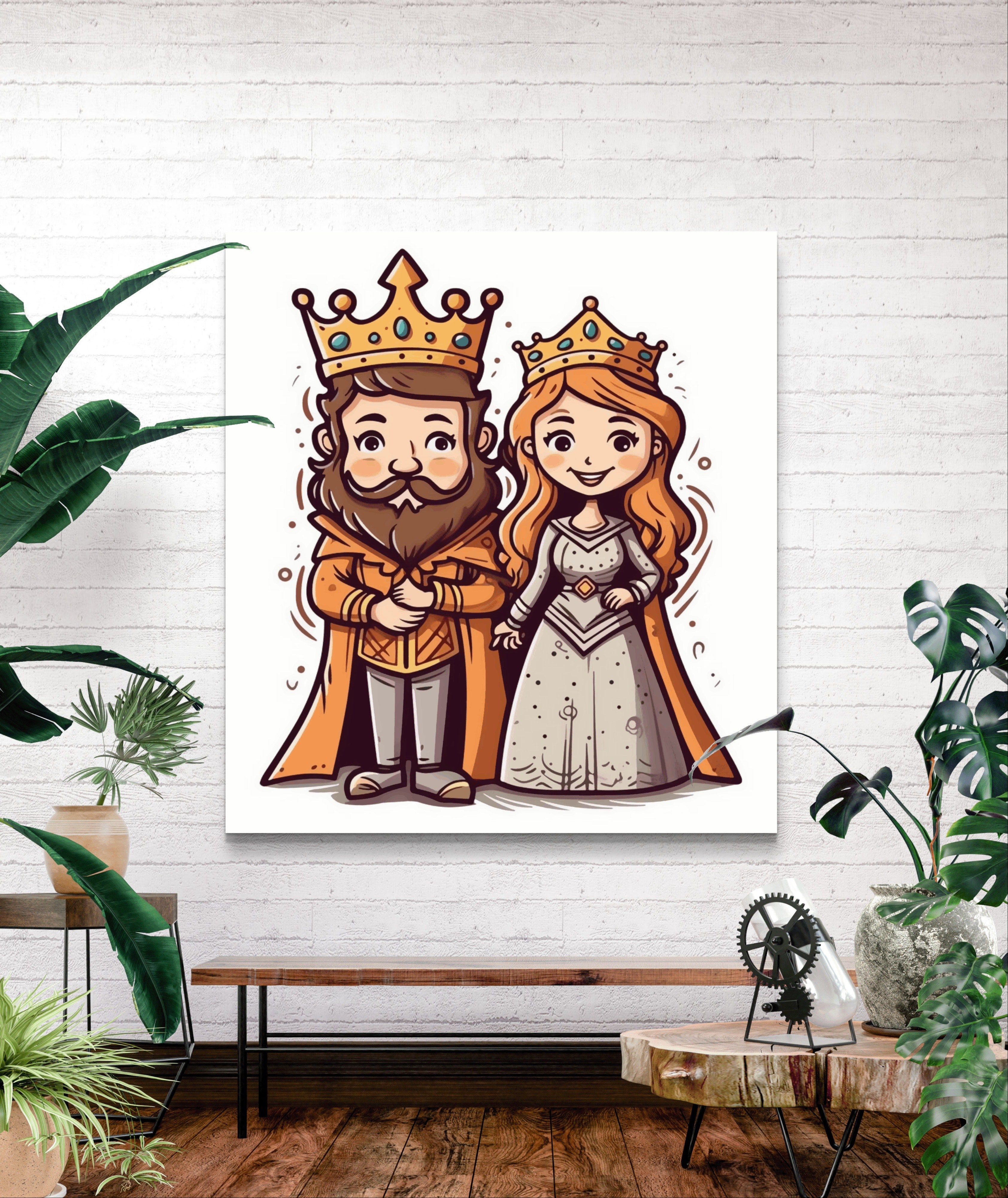 Cute King and Queen - Raja Rani Collection – PaintWaint