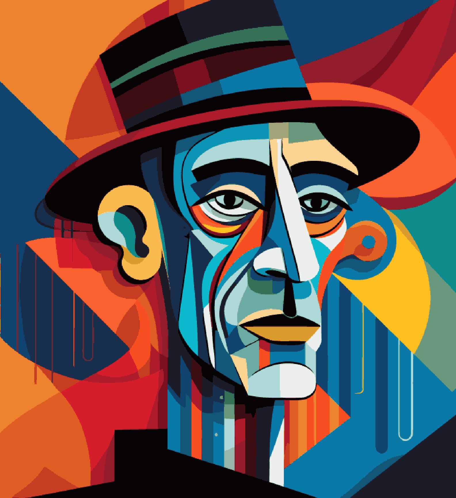 Abstract Art Men – PaintWaint