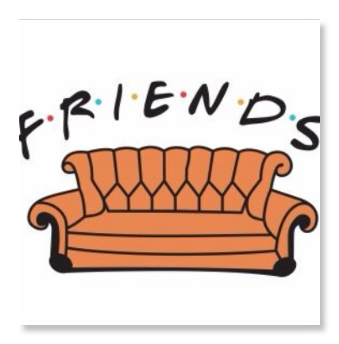 The Iconic Couch -Friends – PaintWaint