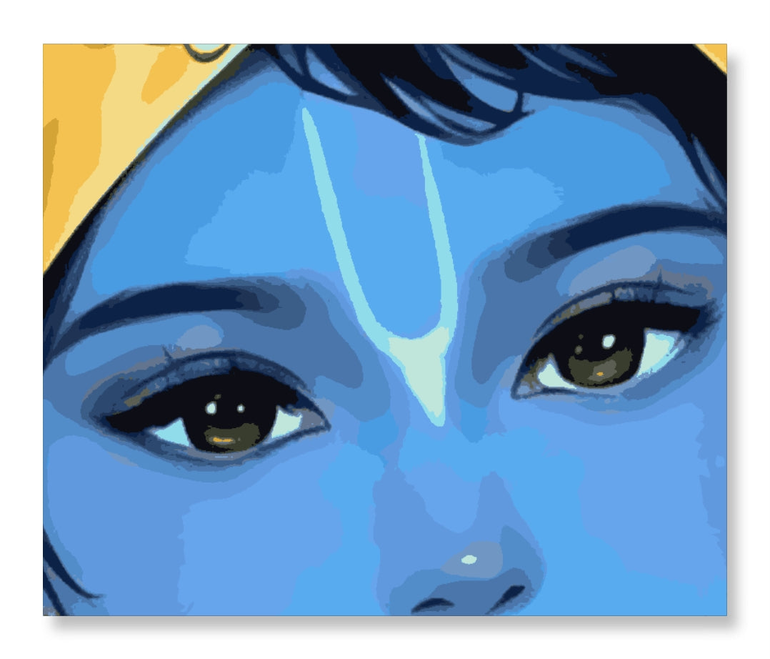 Divine Gaze Of Krishna – PaintWaint