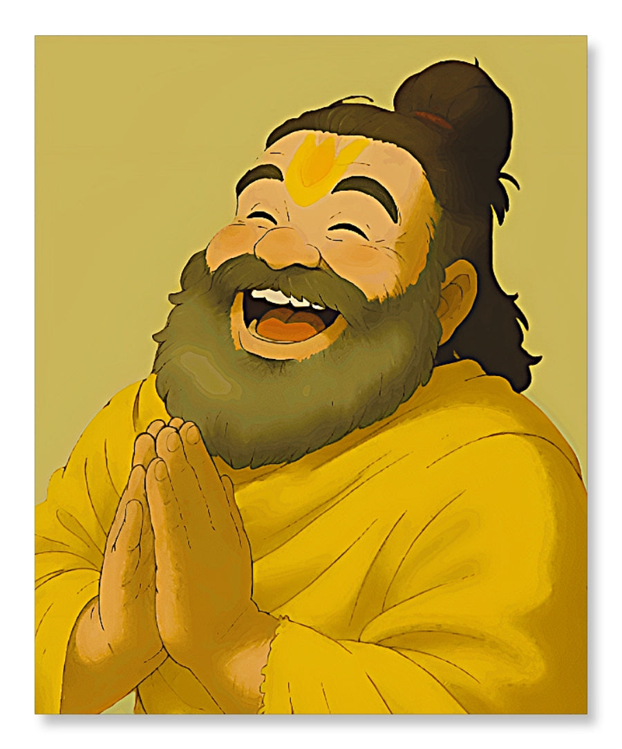 Premanandji Maharaj Ghibli Art - Ghibli Addition – PaintWaint