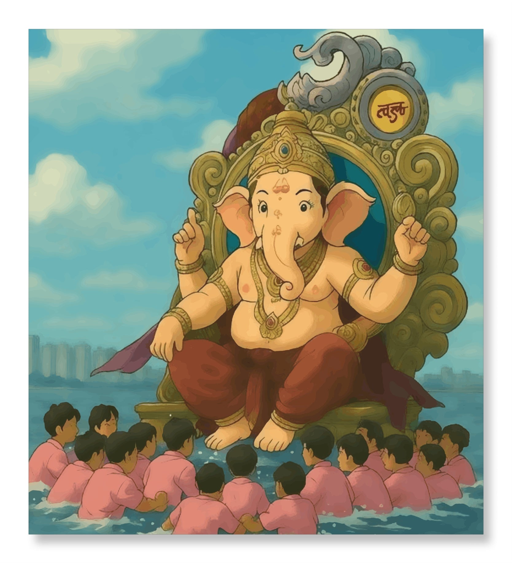 Ocean of Faith - Ghibli Edition – PaintWaint