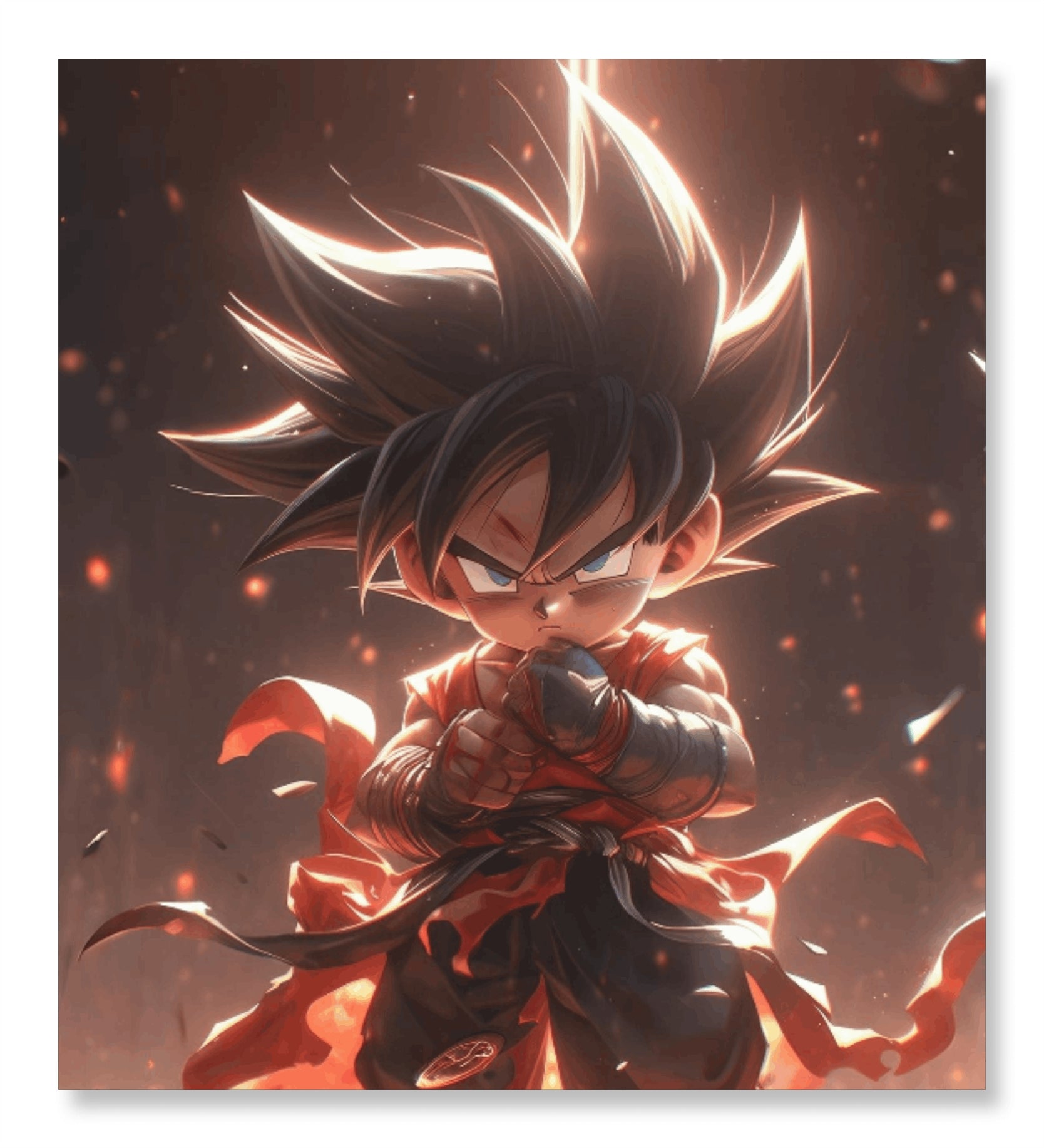 Little Saiyan Strength - Goku – PaintWaint