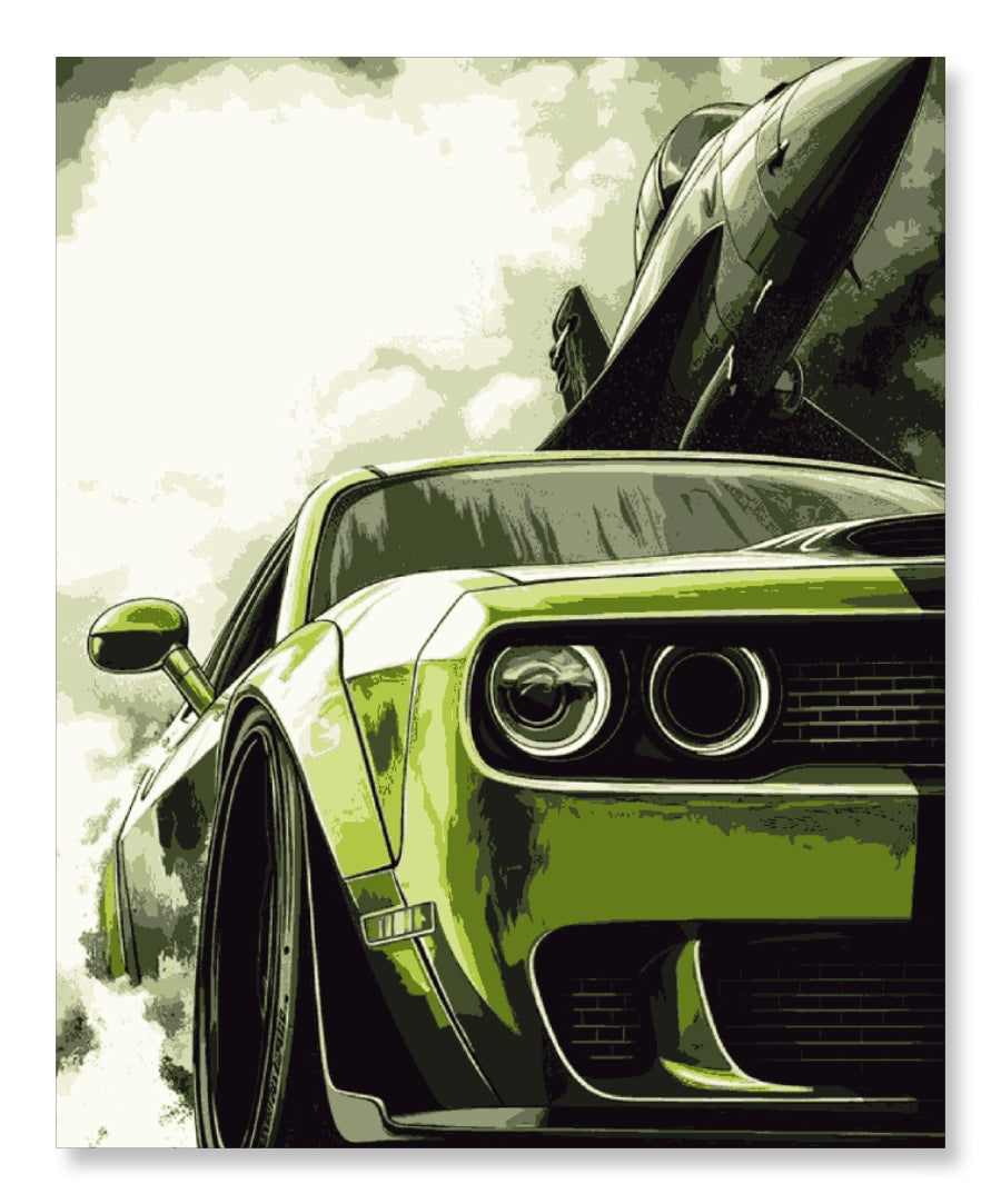 Emerald Power unleashed - Cars Edition – PaintWaint