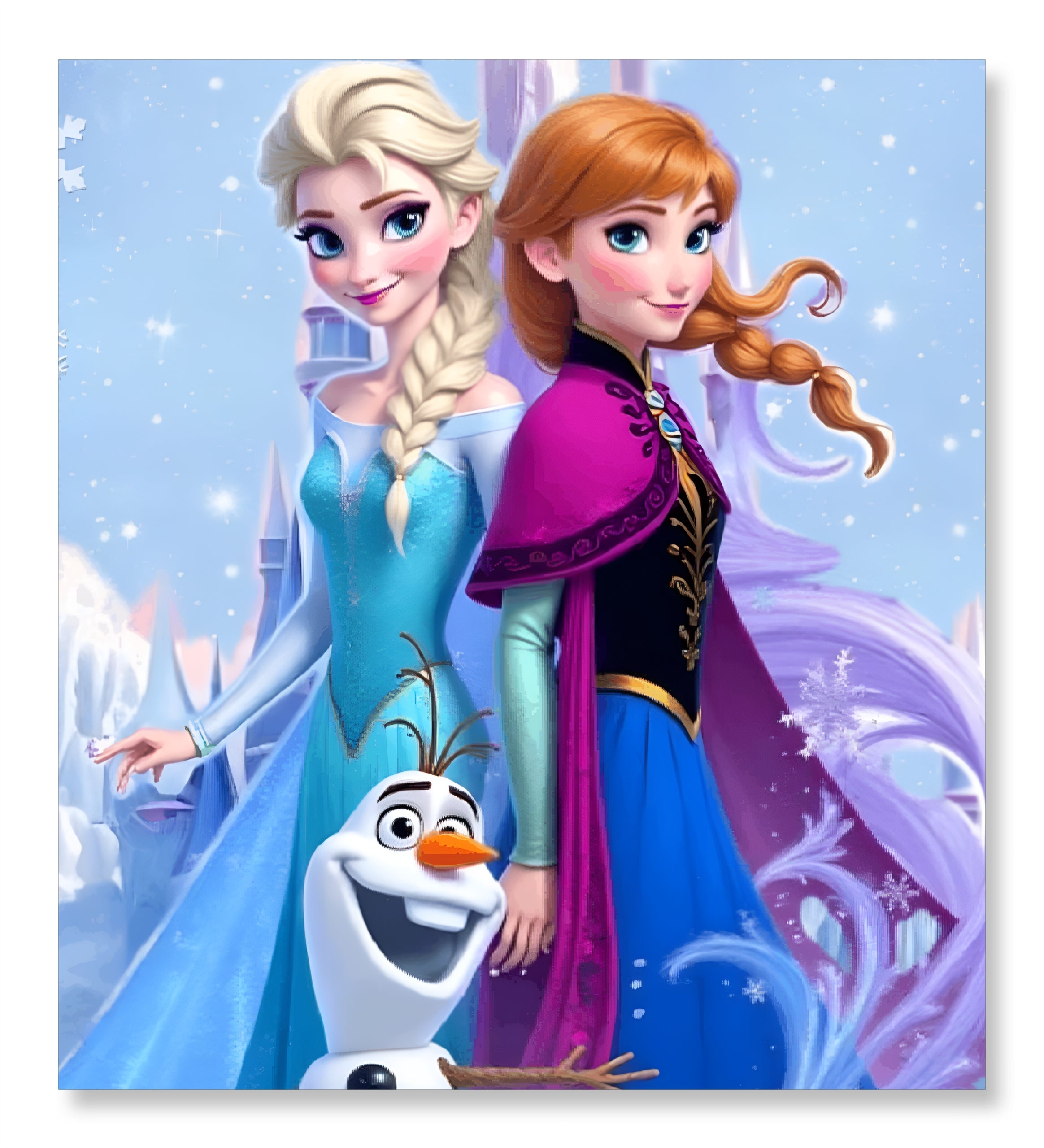 Elsa And Anna From Frozen – PaintWaint
