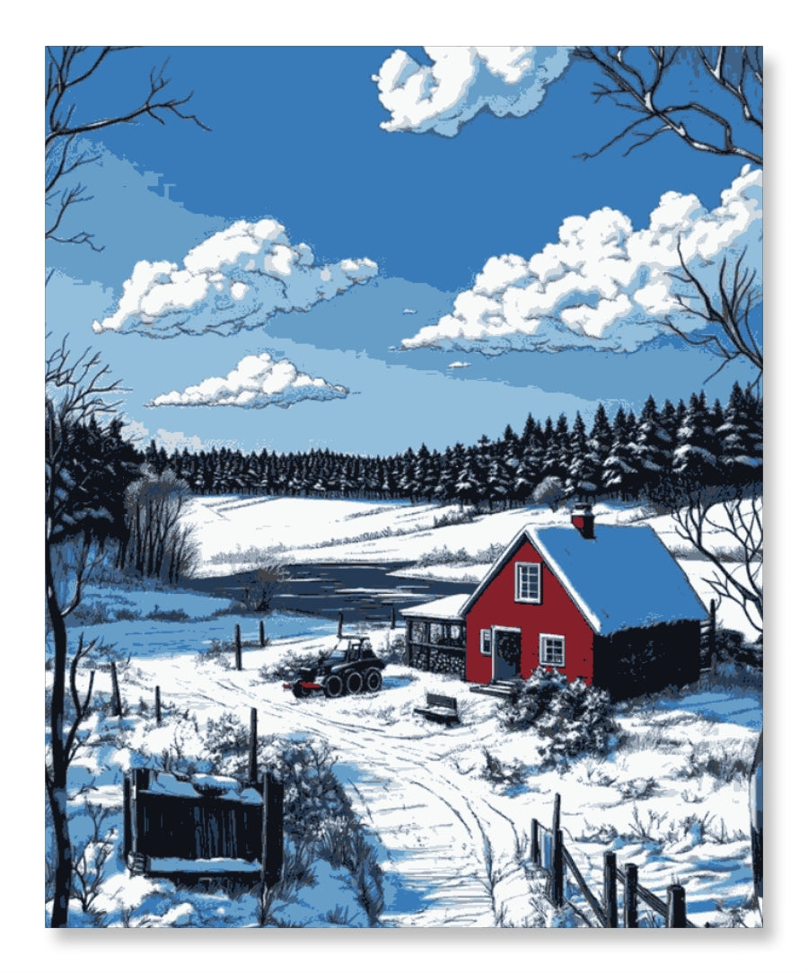 Silent Winter Landscape - Winter edition – PaintWaint