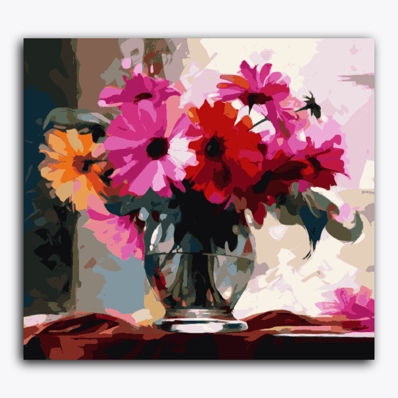 Spring Art - Pink Flowers – PaintWaint