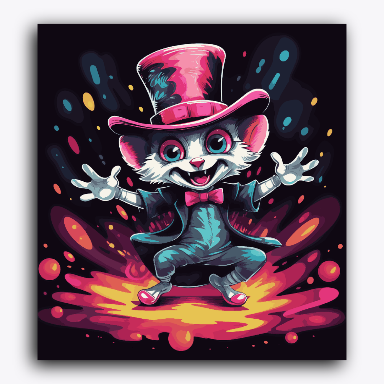 Magician Cat – PaintWaint