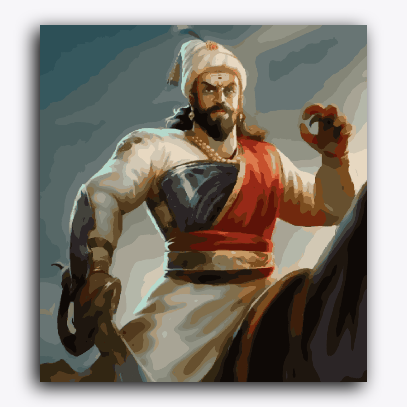 Shivaji Maharaj - In Battle – PaintWaint