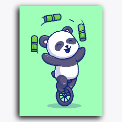 Juggling Panda – PaintWaint