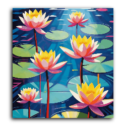 Lotus Flower Portrait – PaintWaint