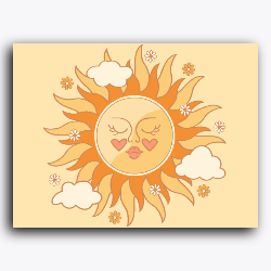 Blushing Sun – PaintWaint